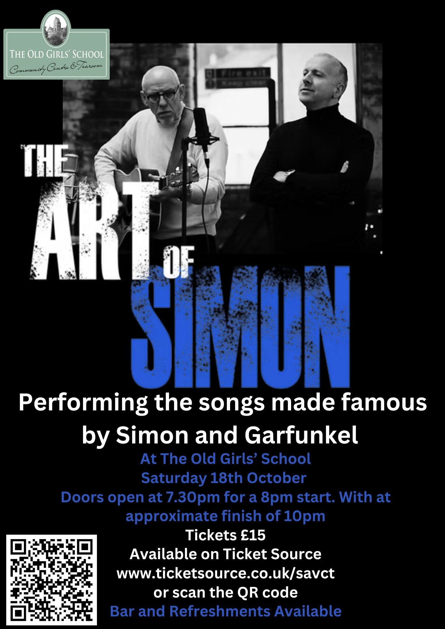 The Art of Simon | Simon And Garfunkel Tribute - Sherburn in Elmet Events